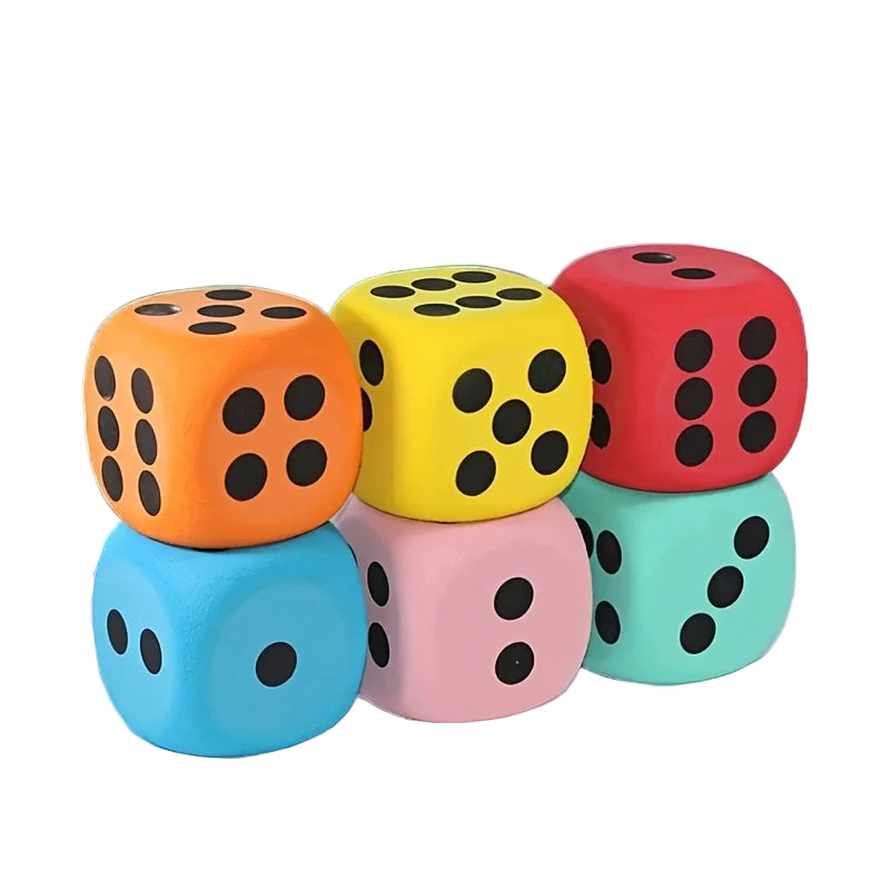 Large Soft Foam Dice | Party Game Dice | Novelty Toy Dice – The Nerd ...